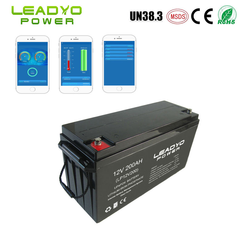 Rechargeable IP66 Lithium ion Marine Battery 12V 200Ah LiFePO4 Deep ...