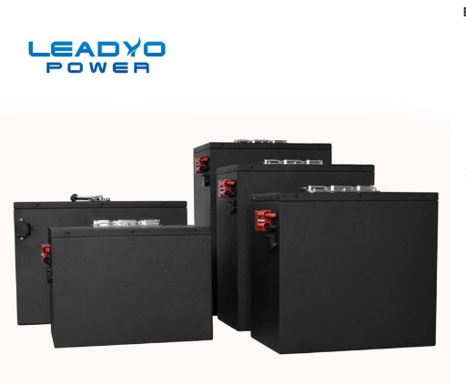 Metal Case 48 Volt Lithium Ion Battery , RS232 / RS485 30ah Golf Cart ...