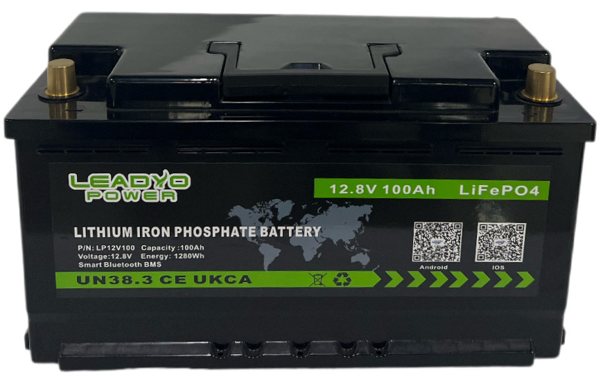 L4 L5 12.8V 100Ah LiFePO4 Battery With CE/UN38.3/MSDS Certificates For ...